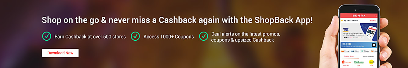 Coupons, Discount Codes + Cashback | Online Shopping | ShopBack.sg